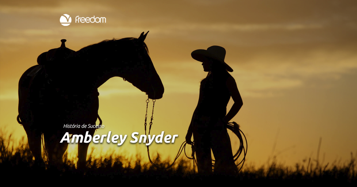 Amberley Snyder: Conheça a historia da atleta e se inspire